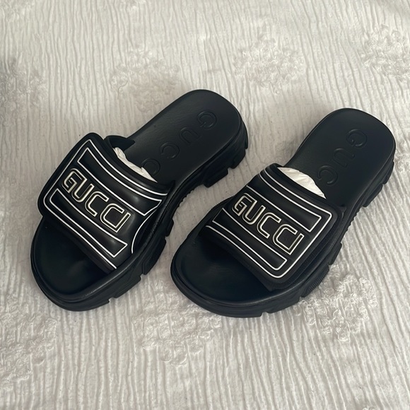 Gucci | Shoes | Gucci Platform Slides Mens | Poshmark